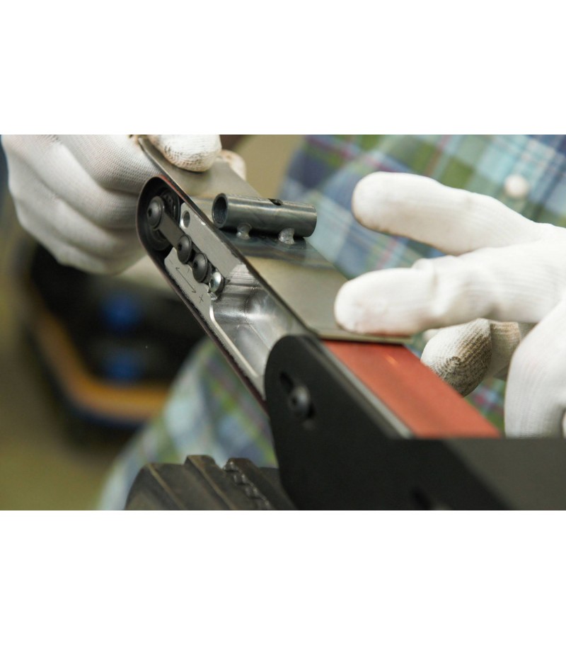 Wide file adapter GLOB SYSTEM for abrasive belts GS03-01