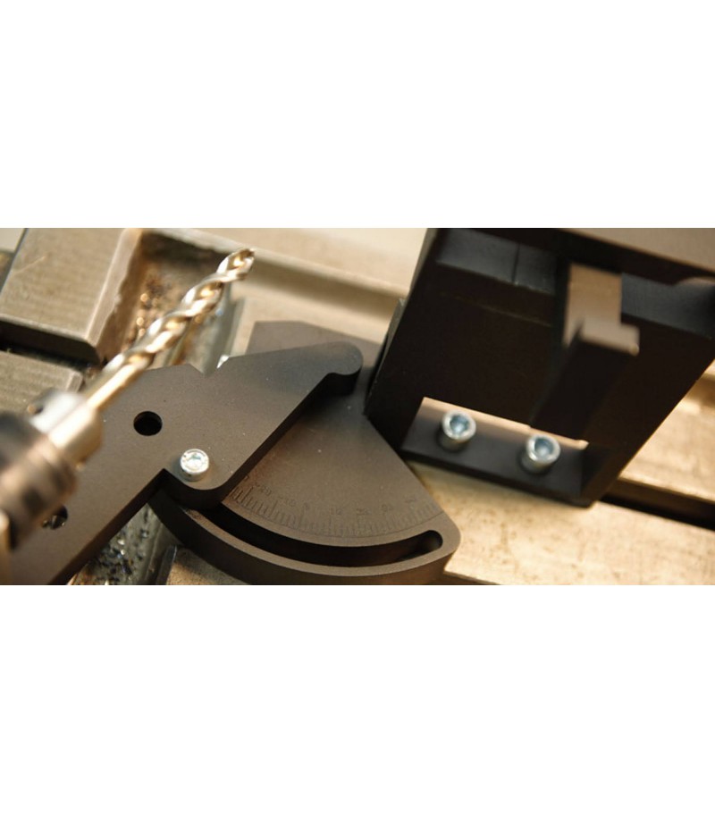 Precision drilling adapter GS10-01 for pipes using hole saws and twist ...