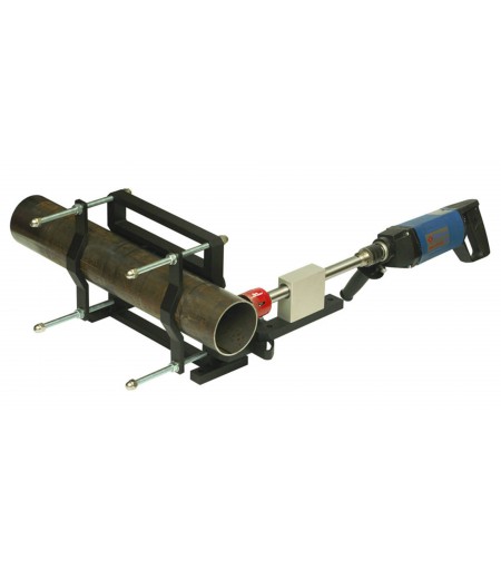 Precision drilling adapter for pipes max diameter fi 200mm using hole ...